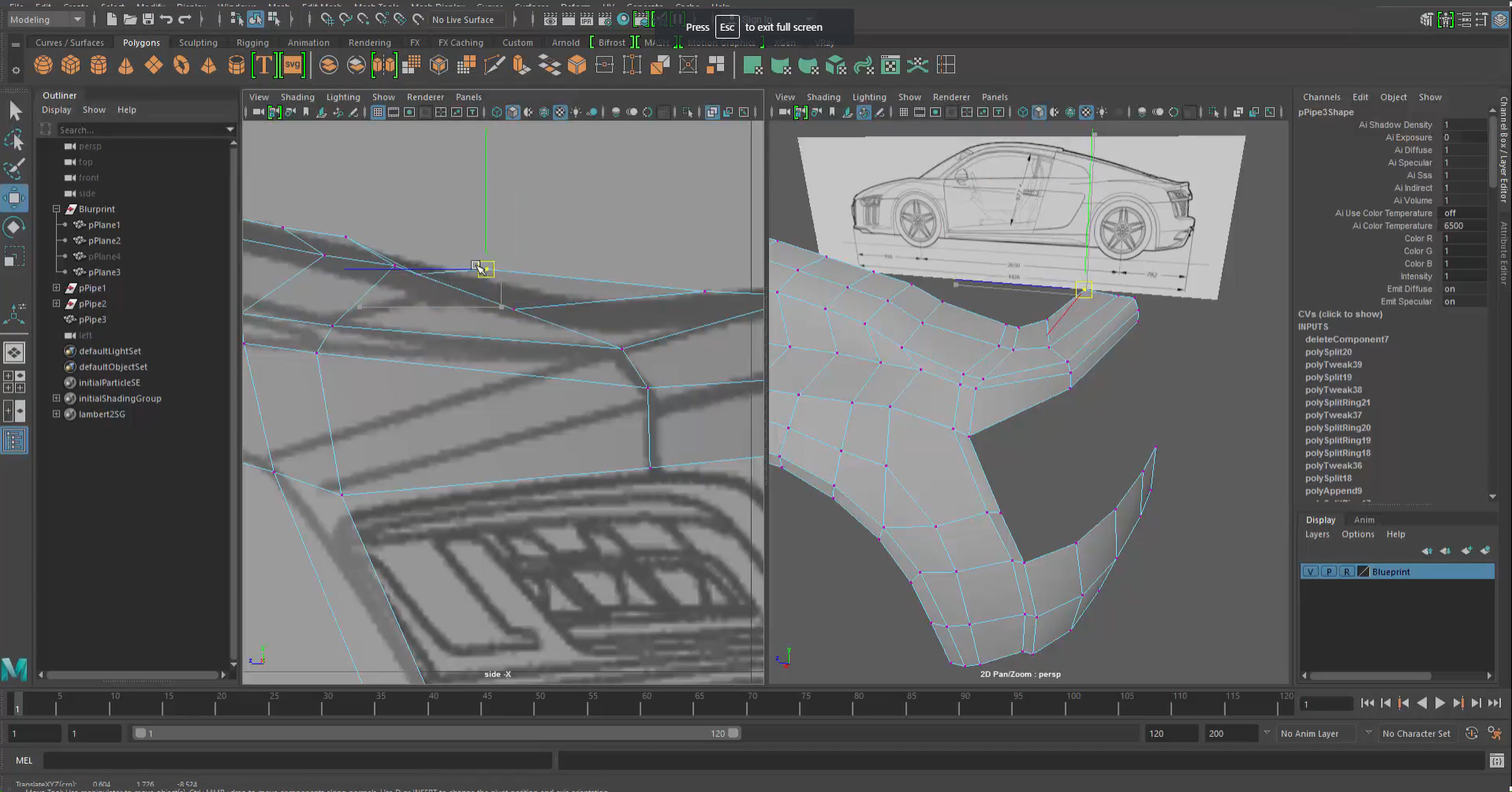 CGソフトMayaを使って、AuriR8のモデリング全工程6時間を紹介する日本語チュートリアル！ | Visutor