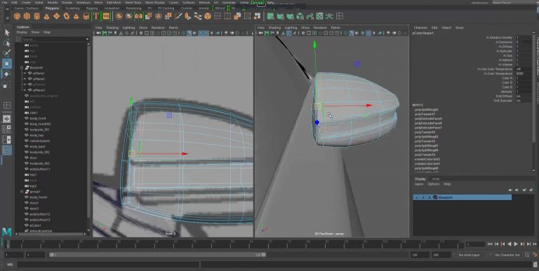 CGソフトMayaを使って、AuriR8のモデリング全工程6時間を紹介する日本語チュートリアル！ | Visutor