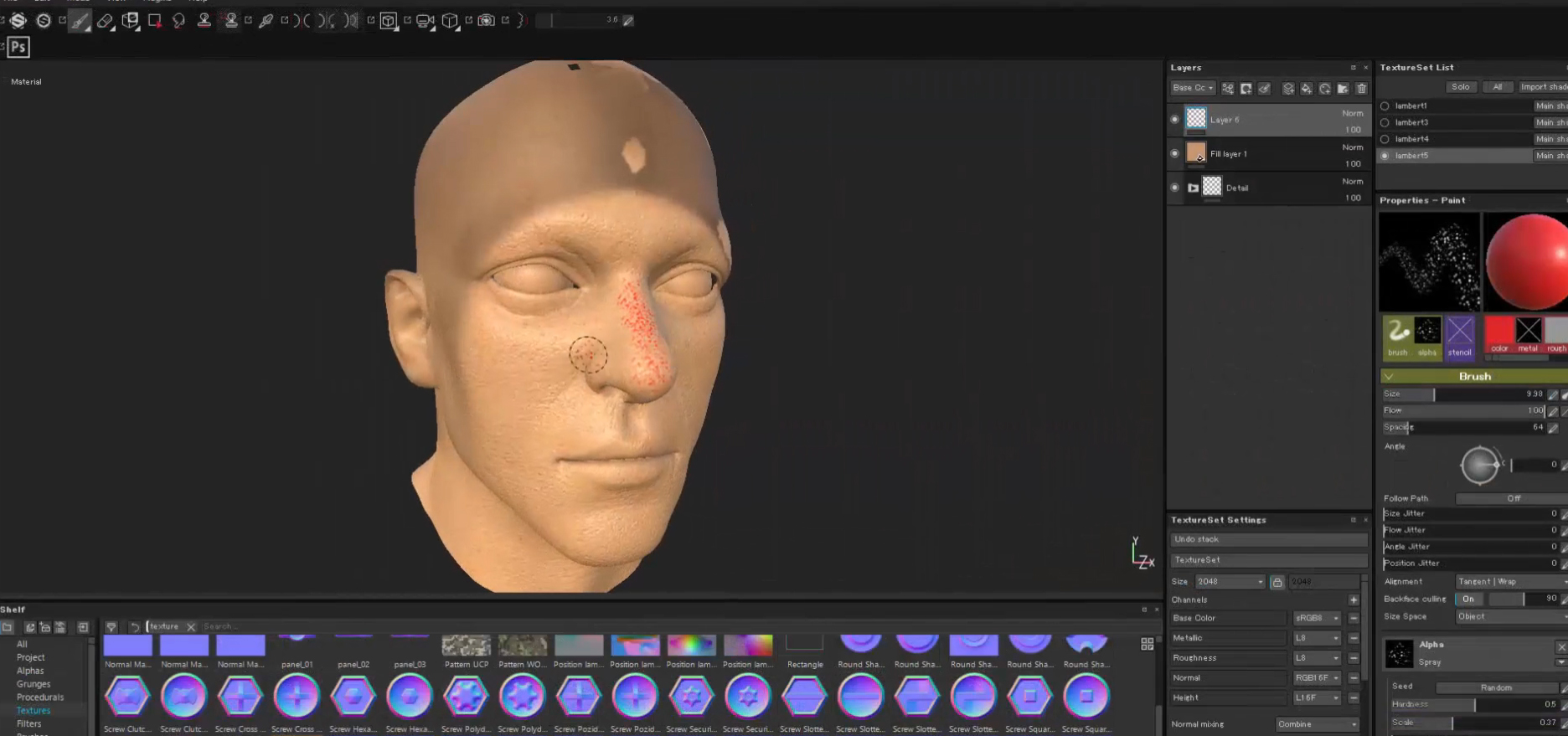 Substance Painterを使って人物の肌をペイントするチュートリアル！ | Visutor