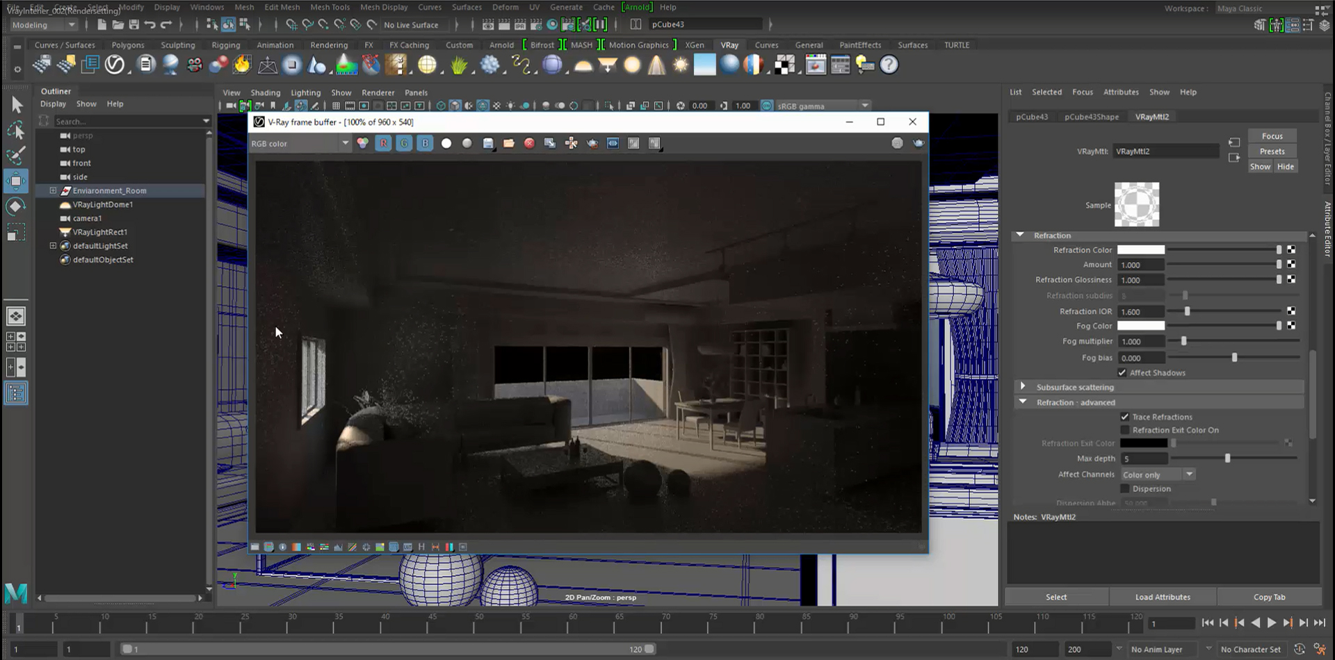 Vray&Mayaを使って、室内ライティング・レンダリングをする日本語チュートリアル動画です！ | Visutor