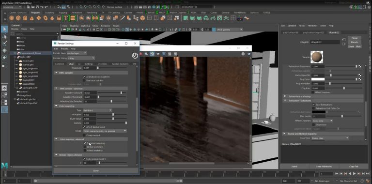 Vray&Mayaを使って、室内ライティング・レンダリングをする日本語チュートリアル動画です！ | Visutor
