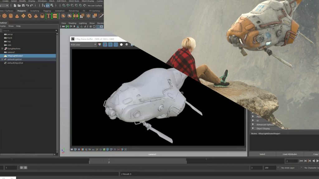 CGソフトMayaを使ってSFメカのモデルコンセプトからファイナルモデリング全工程7時間30分を紹介する日本語チュートリアル！！ | Visutor