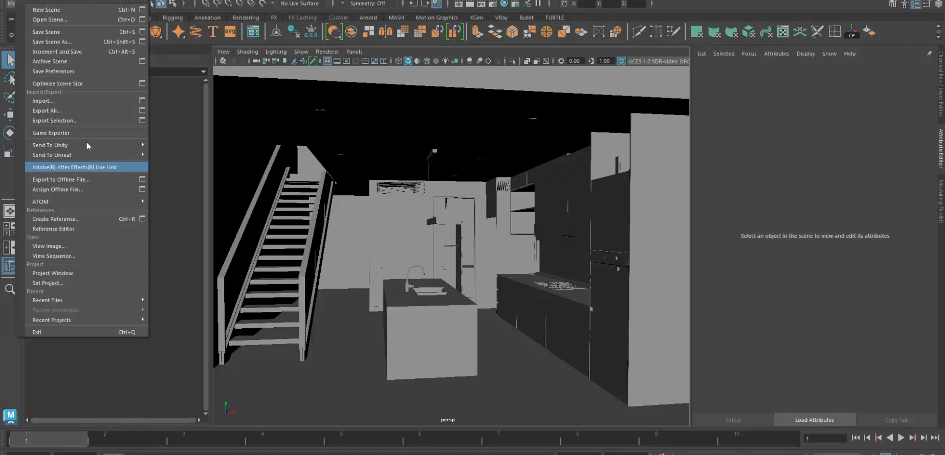 ルックデヴ・ライティングチュートリアル！Maya2023インテリアルームのご紹介です！ | Visutor