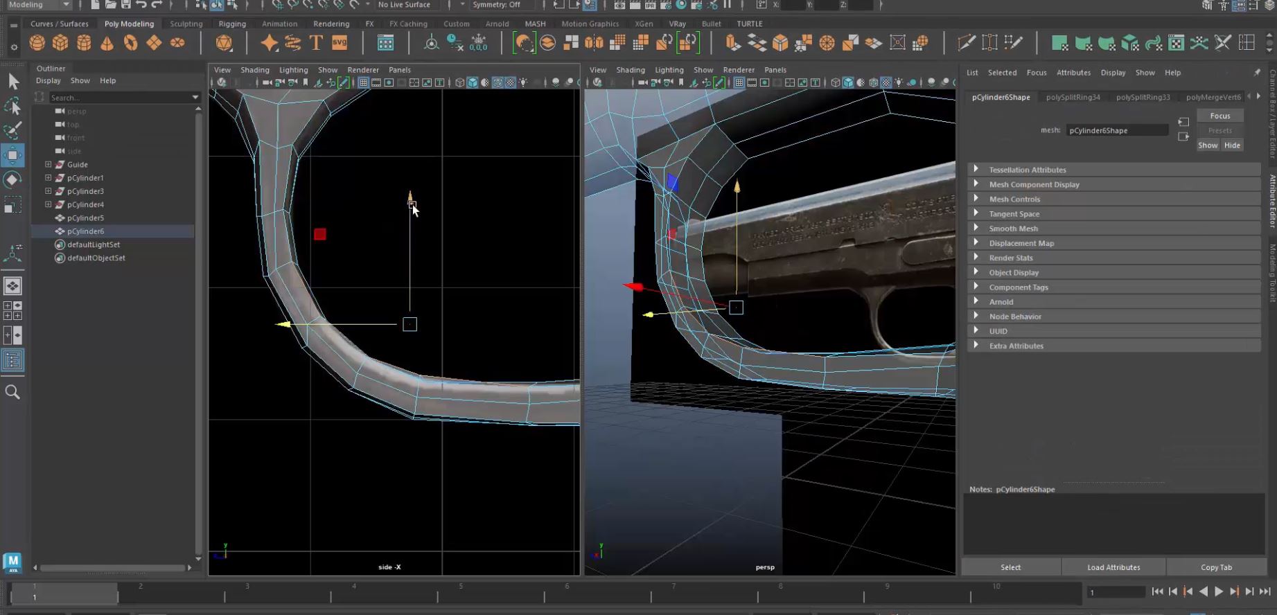 コルトM1911、モデリングからライティングまで新しいチュートリアルのご紹介です！モデリング編 | Visutor